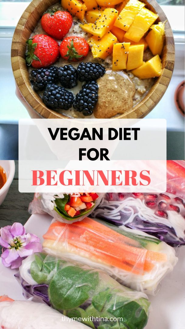 Vegan Diet for Beginners - What Is A Vegan Diet? - Thyme with Tina